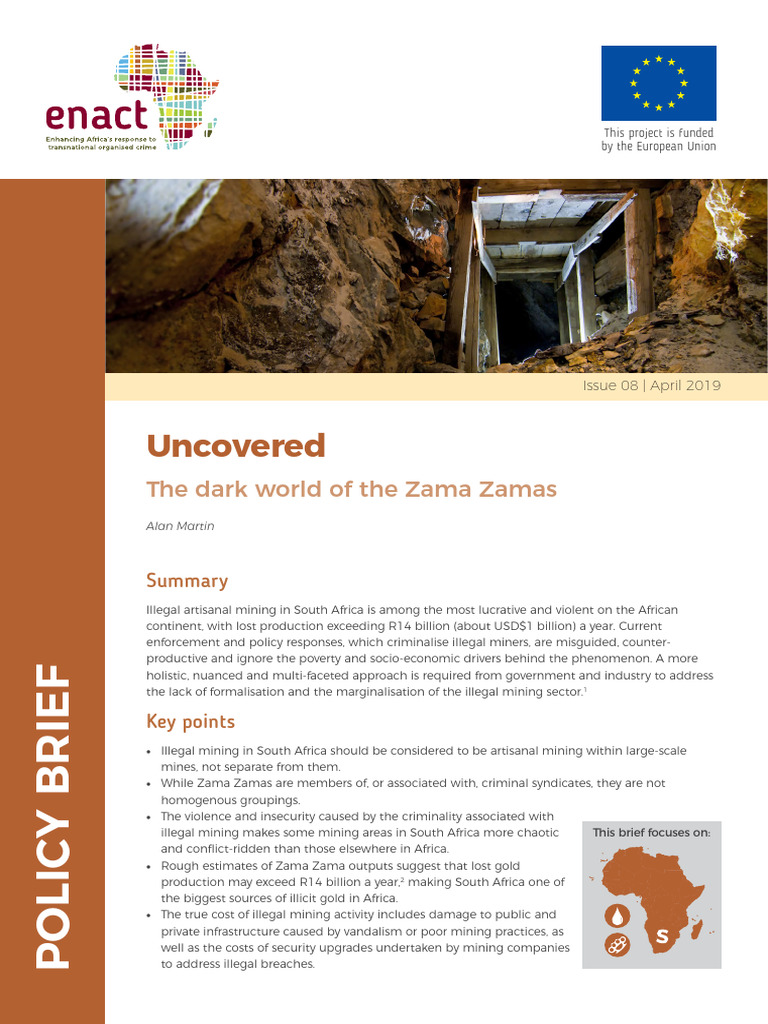 Uncovered-The Dark World of The Zama Zamas | PDF | Mining | Corruption