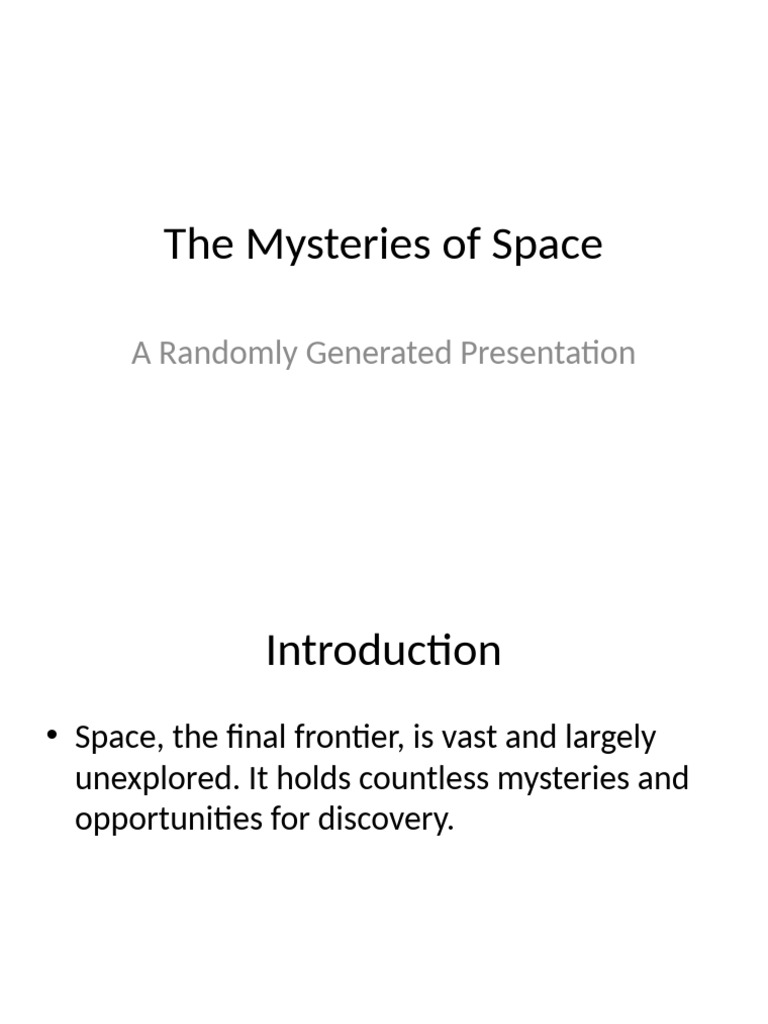 Exploring Space's Greatest Mysteries | PDF