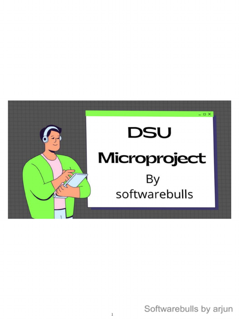DSU Microproject Softwarebulls | PDF