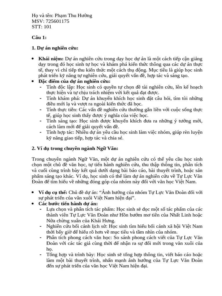 Câu 1 bài điều kiện LLDH | PDF