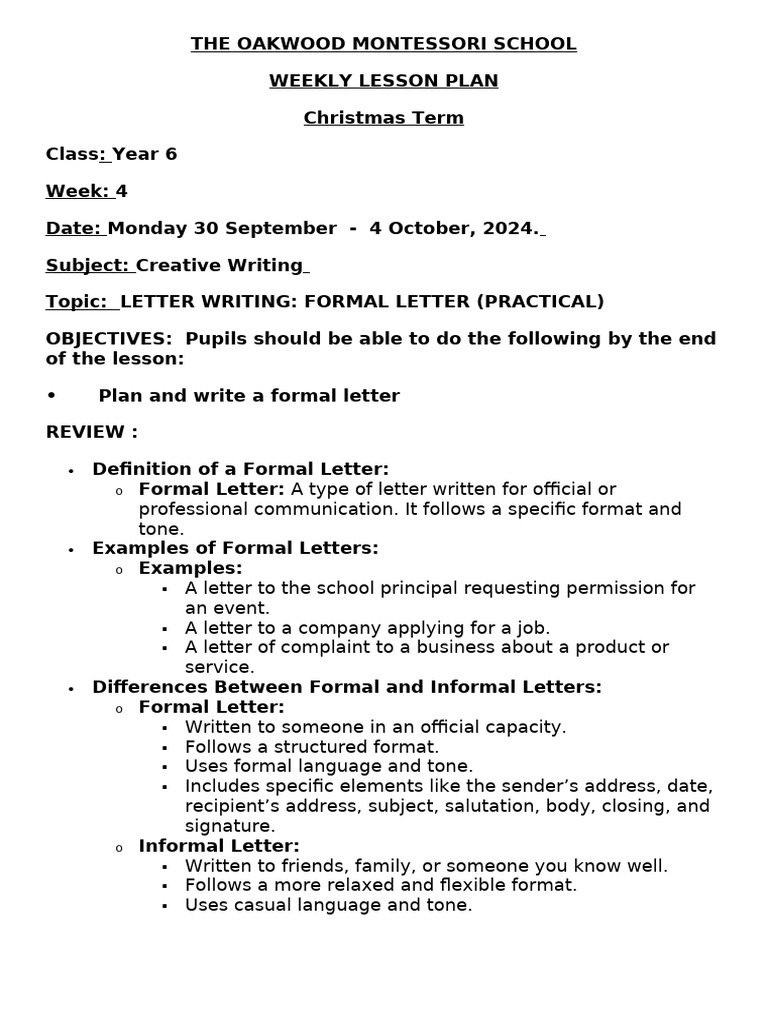Year 6 Creative Writing WK4 | PDF