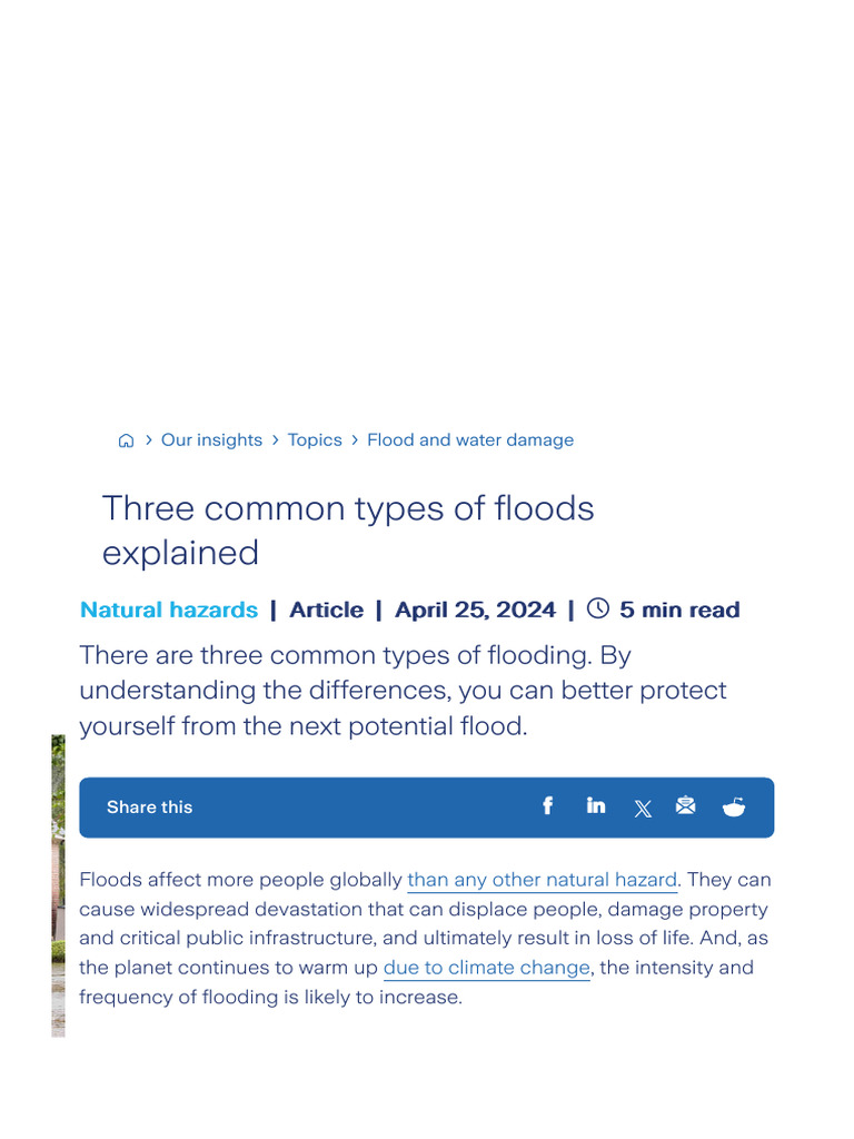 Flood Preparedness for Communities | PDF | Flood | Storm Surge