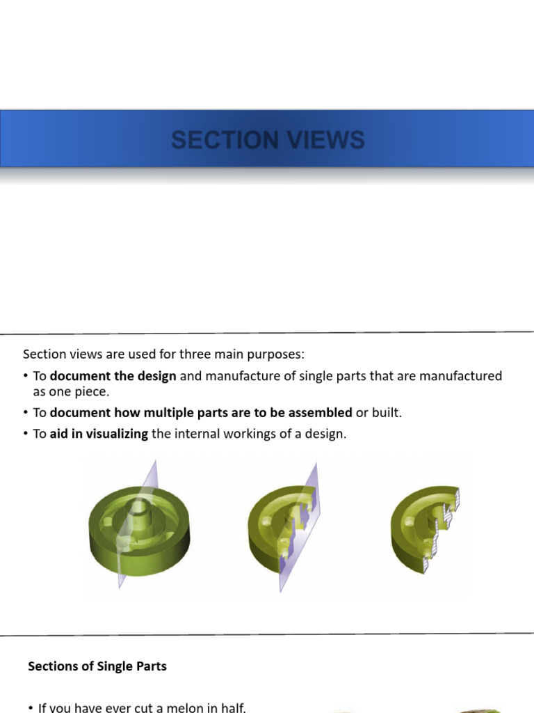 Section View | PDF | Drawing | Angle