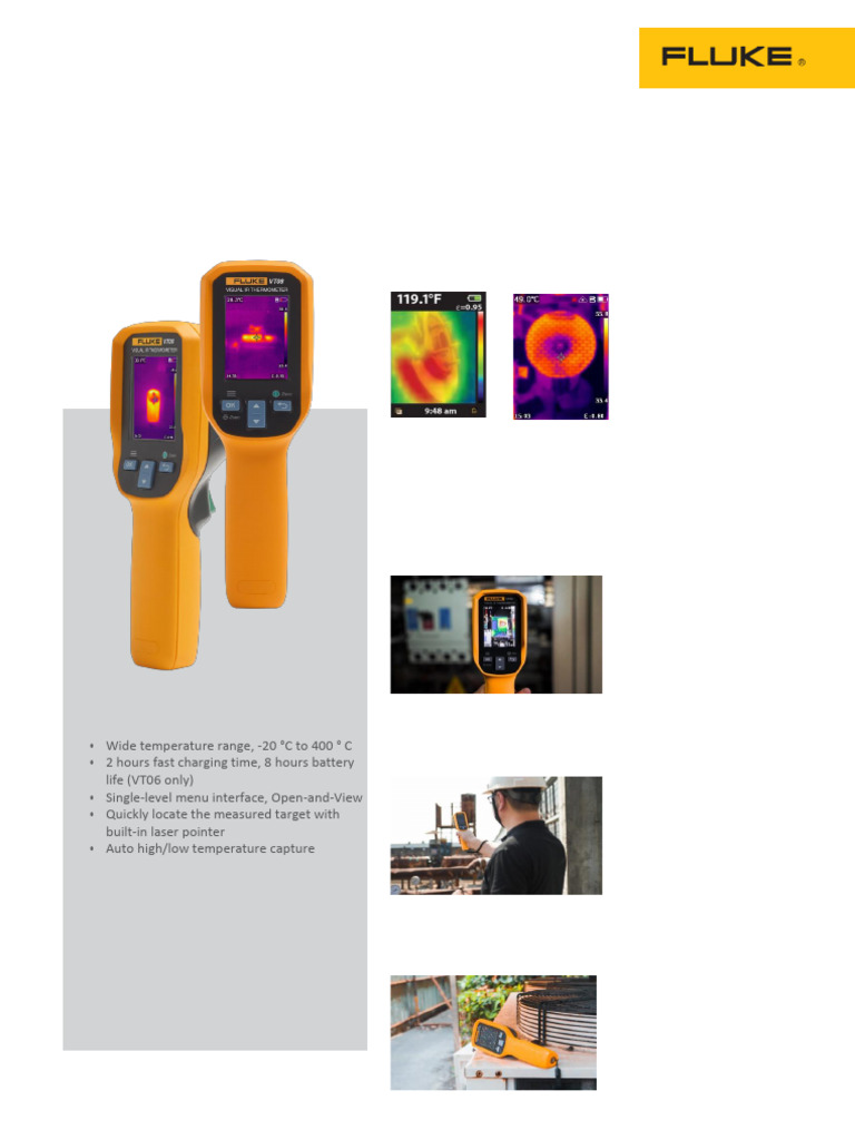 Fluke VT06 Visual IR Thermometer | PDF | Infrared | Thermography