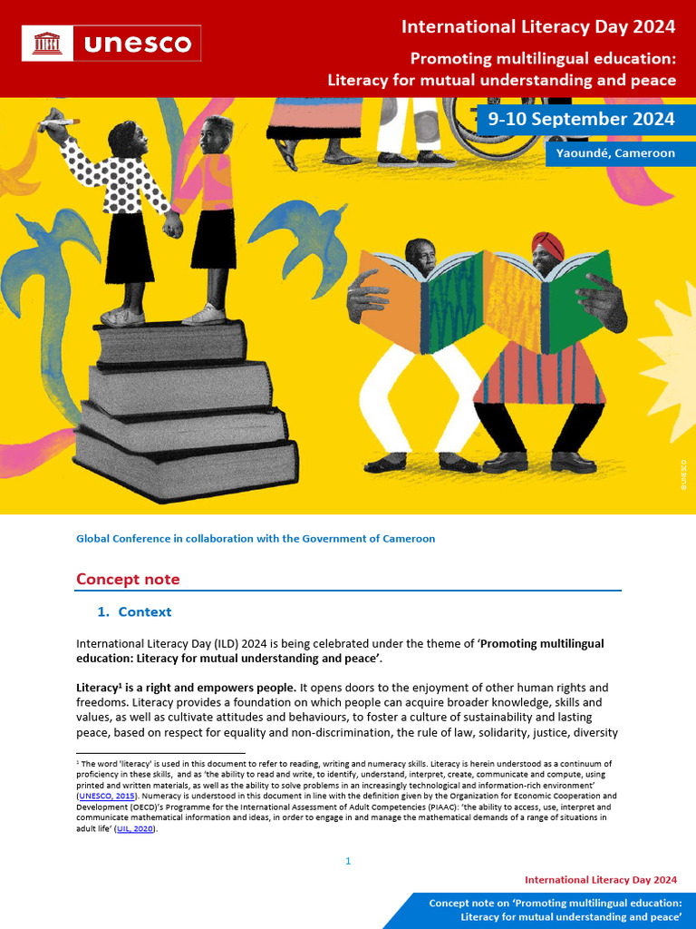 ild-2024-cn-en유네스코 문해력 | PDF | Literacy | Adult Education