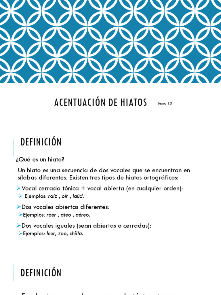 2º ESPAD Acentuación de Hiatos | PDF