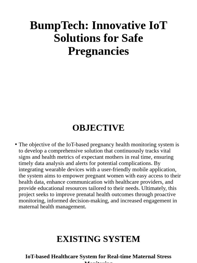 Bump Tech | PDF | Internet Of Things | Maternal Health