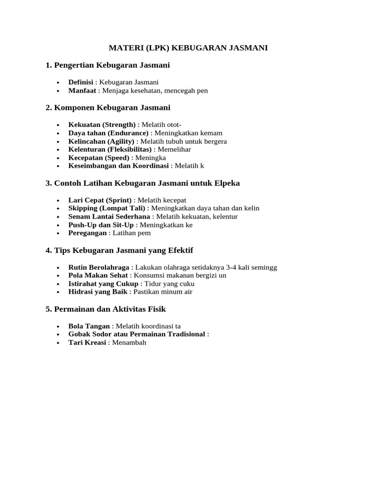 Materi LPK SCBP | PDF