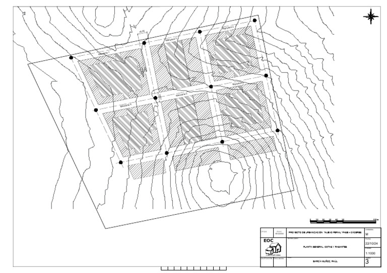 Pu Pla 003 Planta General Cotas y Rasantes-Presentación A2 | PDF
