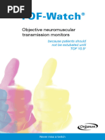 Train of Four Monitoring in ICU Nursing | PDF | Acetylcholine ...