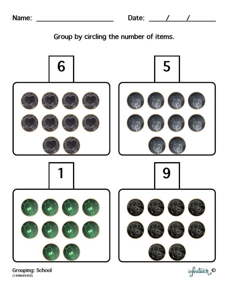 School Item Grouping Guide | PDF