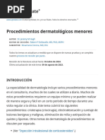 Códigos Fonasa para Procedimientos Dermatológicos | PDF | Ablación ...