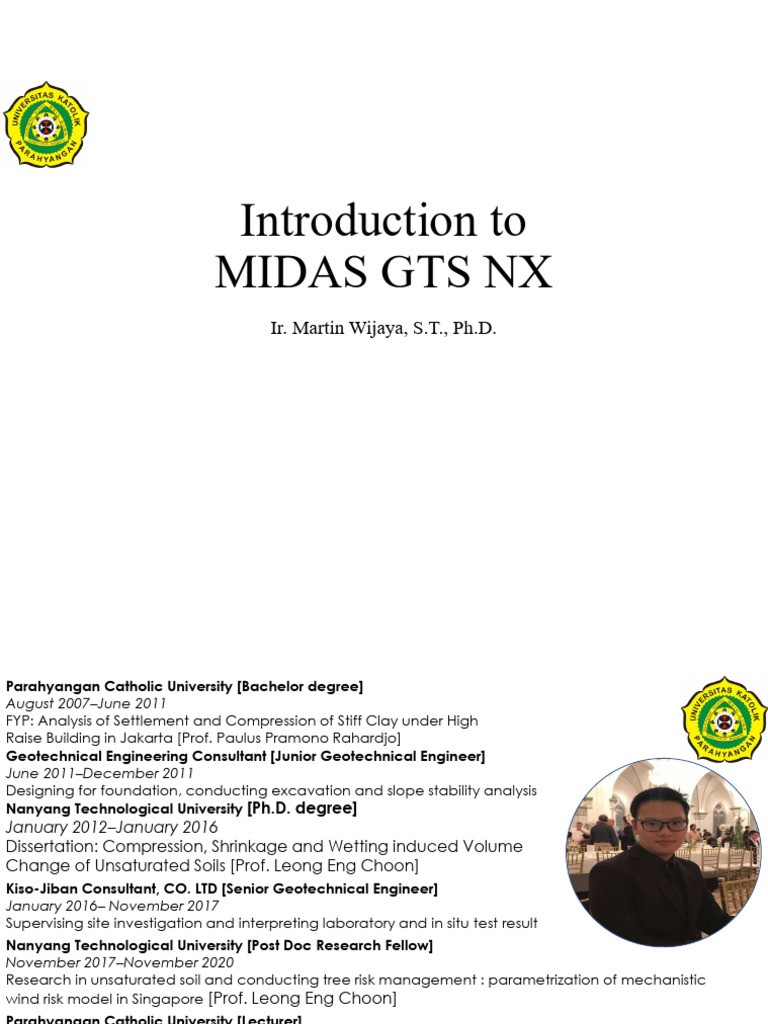 Introduction To MIDAS GTS NX | PDF | Civil Engineering | Natural Materials