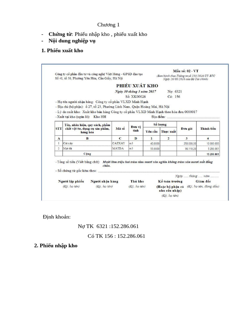 Chương 1 KTTC | PDF