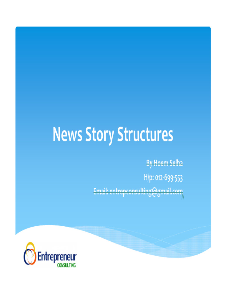 Understanding Hourglass News Structure | PDF | News | Human Communication