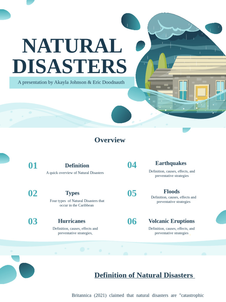 Presentation On Four Natural Disasters | PDF | Natural Disasters ...