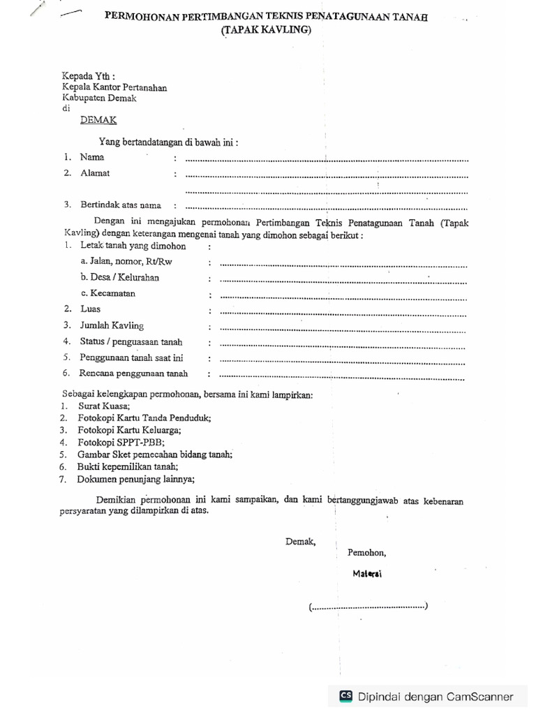 Tapak Kavling | PDF