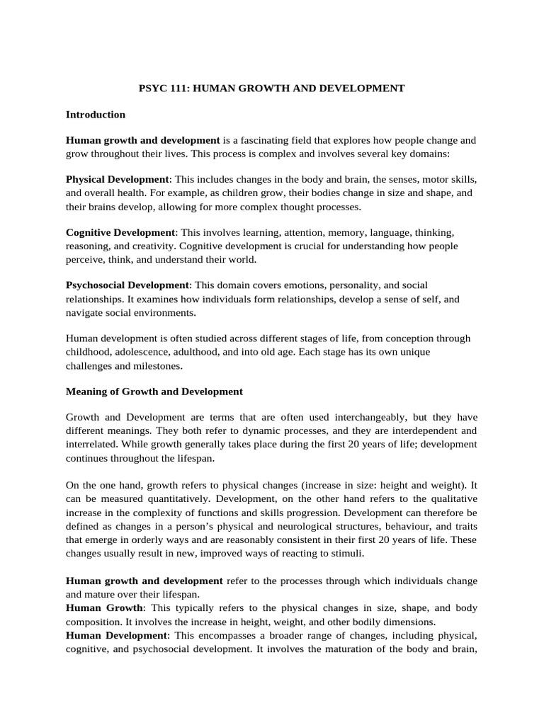 PSYC 111-Notes | PDF | Schema (Psychology) | Oedipus Complex