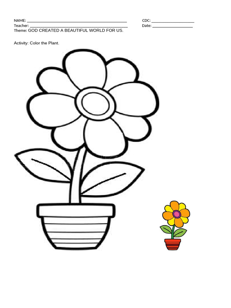 ECCD Lesson Plan: Beautiful World Activities | PDF