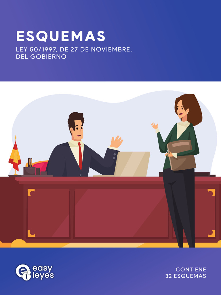 Muestra Ley Del Gobierno Ley 50 1997 Esquemas | PDF
