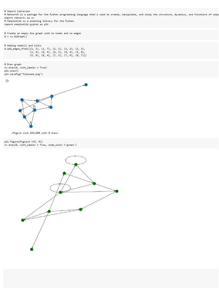 Networkx - Directed - Ipynb - Colaboratory | PDF