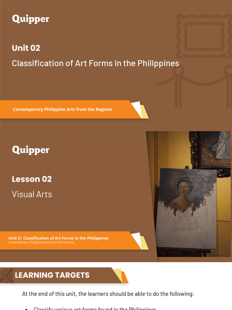 CPAR 11 12 Q1 02 Classification of Art Forms PS 2 | PDF | Paintings | Paint