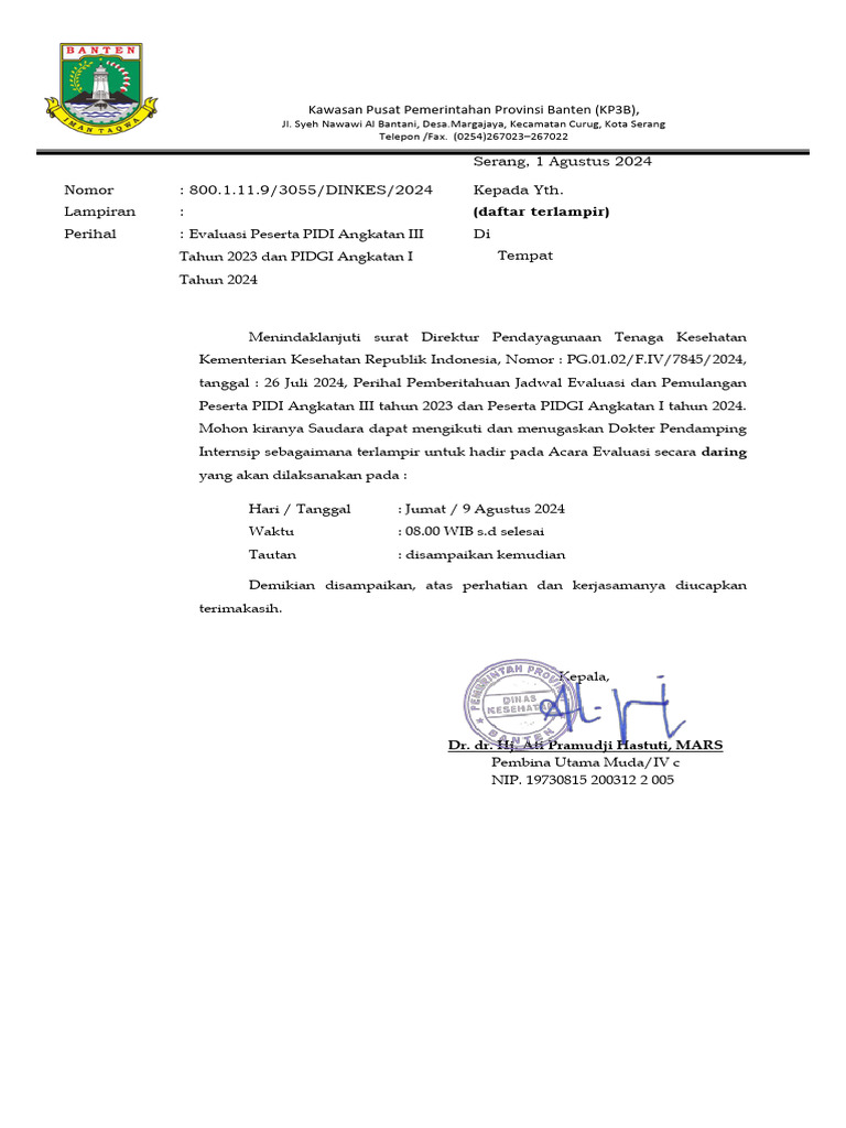 KabKota Evaluasi PIDI A3 2023 PIDGI A1 2024 | PDF
