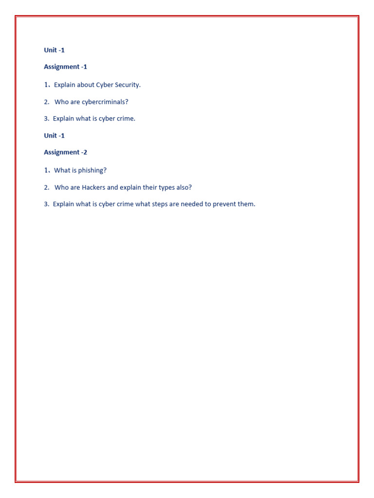 CS Assignment - 1 | PDF