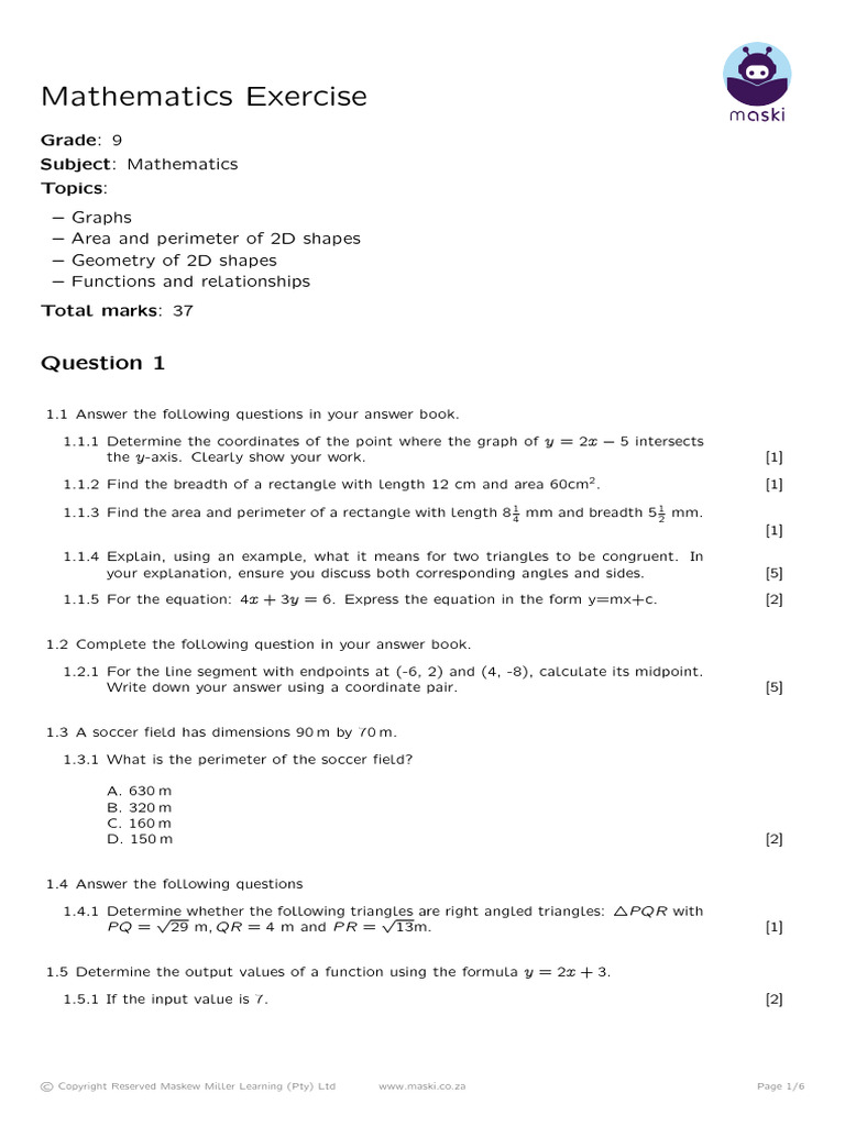 Classwork Homework 30 20241124183951 Exercise | PDF | Area | Triangle