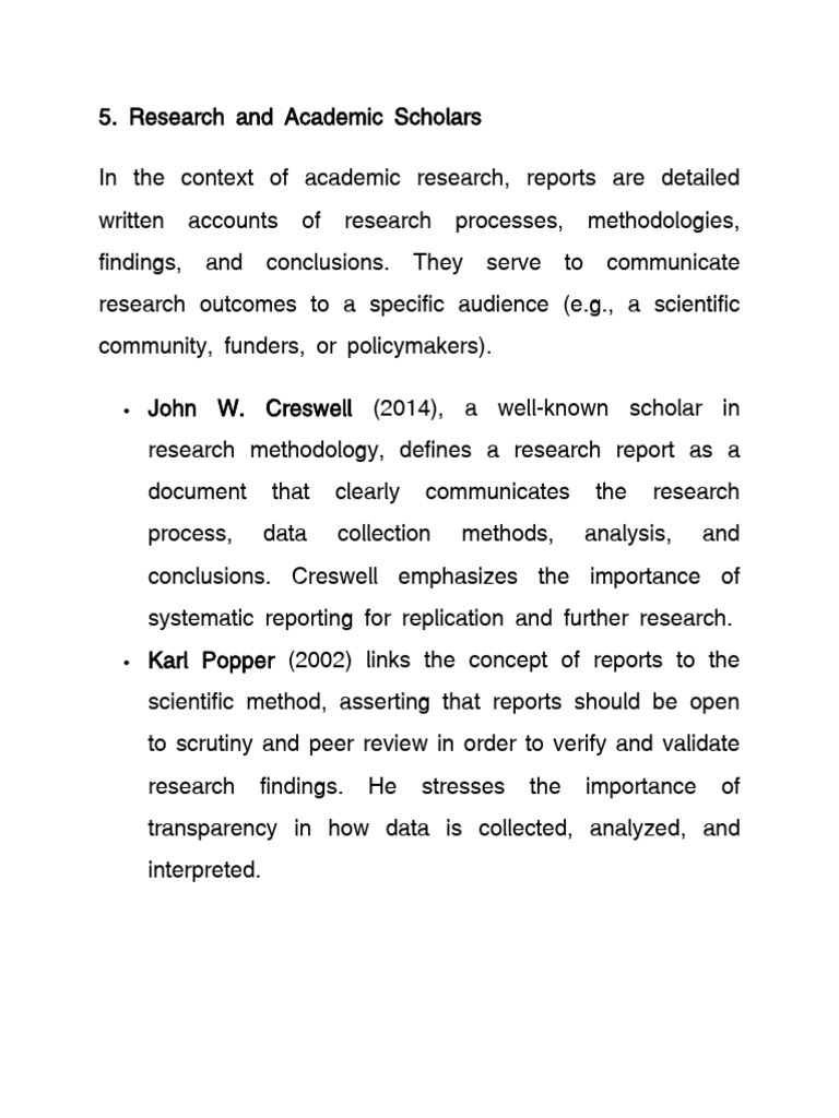 Academic Research Report Essentials | PDF