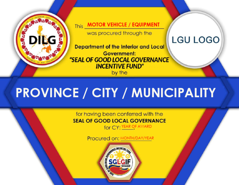 SGLGIF Motor Vehicle Sticker | PDF