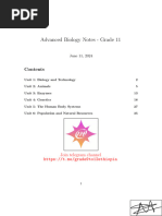 Grade 11 Biology Unit 4: Cell Theory | PDF | Cell (Biology) | Micrometre
