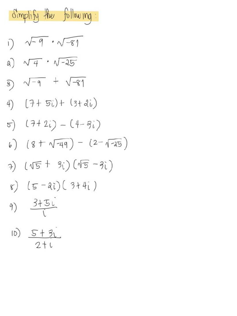 Mathematics Practice Problems Sets | PDF