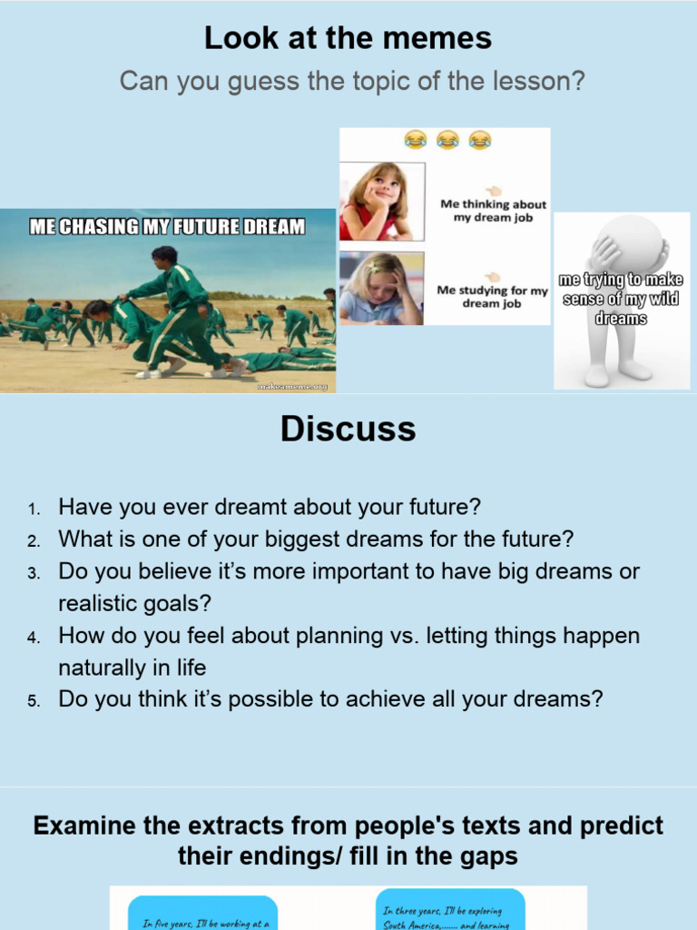 Future | PDF | Thought | Motivation