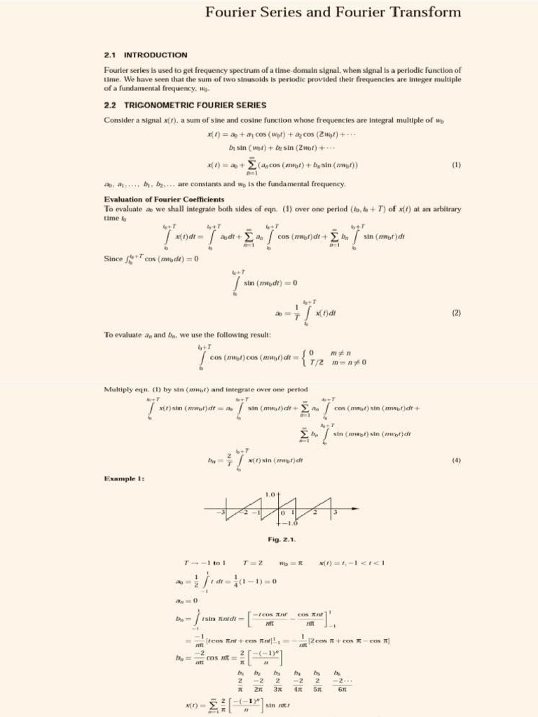 Laplace and Fourier Transform | PDF