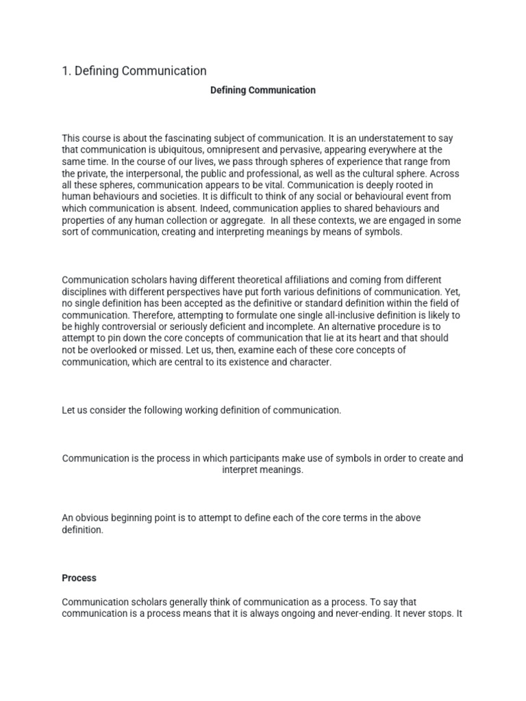 General Communication | PDF | Communication | Liberal Arts Education