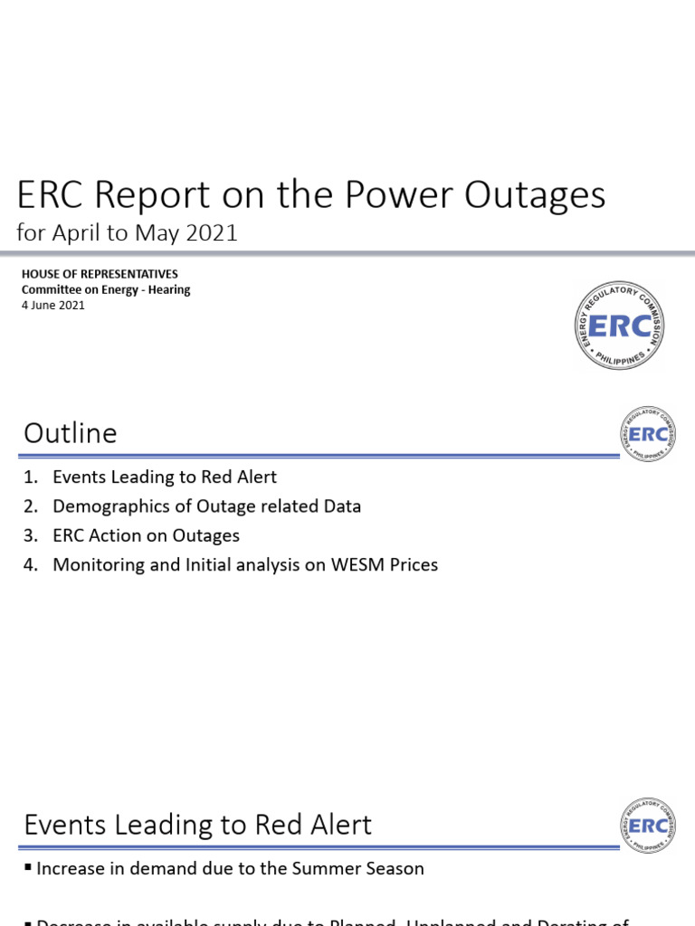ERC Presentation (HOR 6.4.2021) v2 | PDF | Renewable Energy | Physical ...