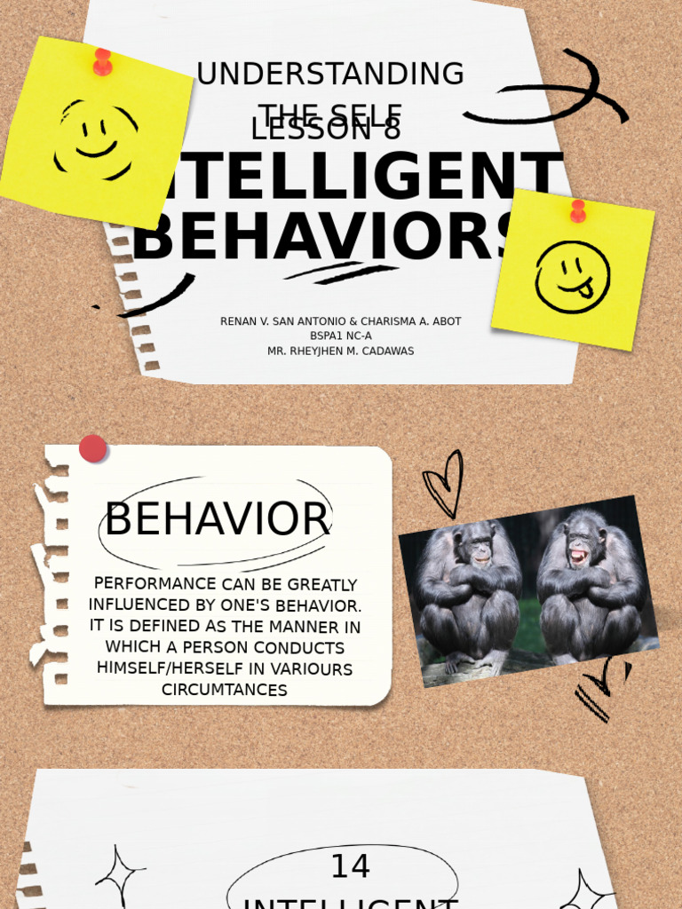 Intelligent Behaviors | PDF | Creativity | Knowledge