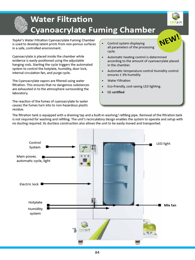 Water Filtration Fuming Chamber Specs | PDF | Water | Humidity