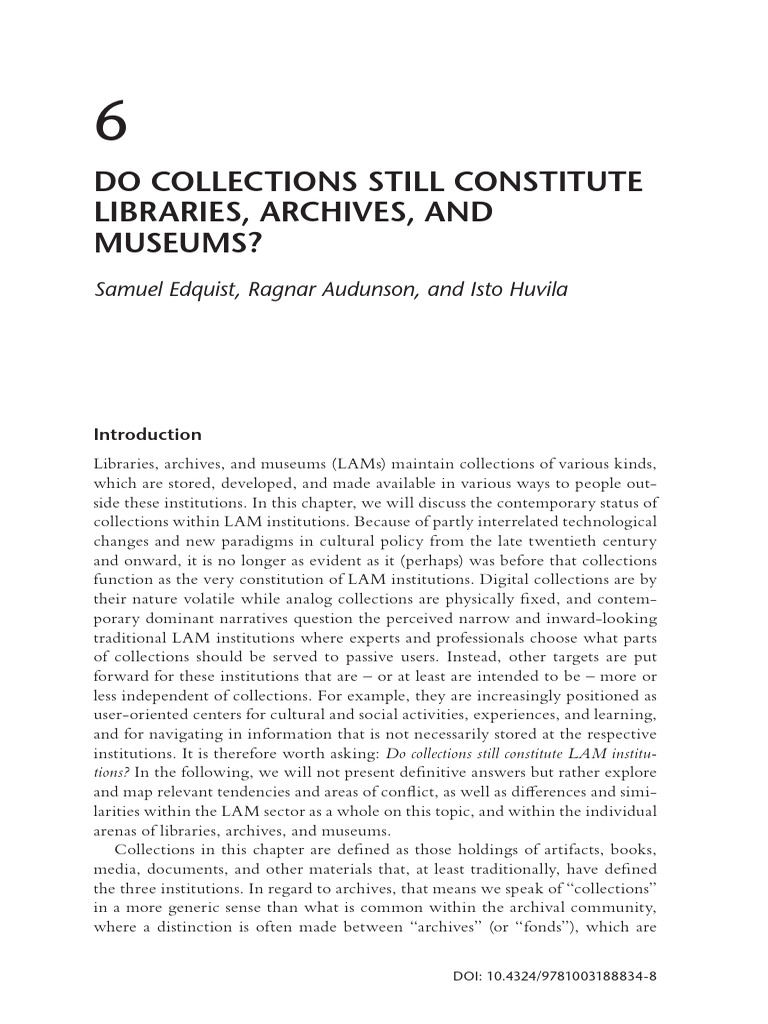 FULLTEXT01 | PDF | Archive | Museum