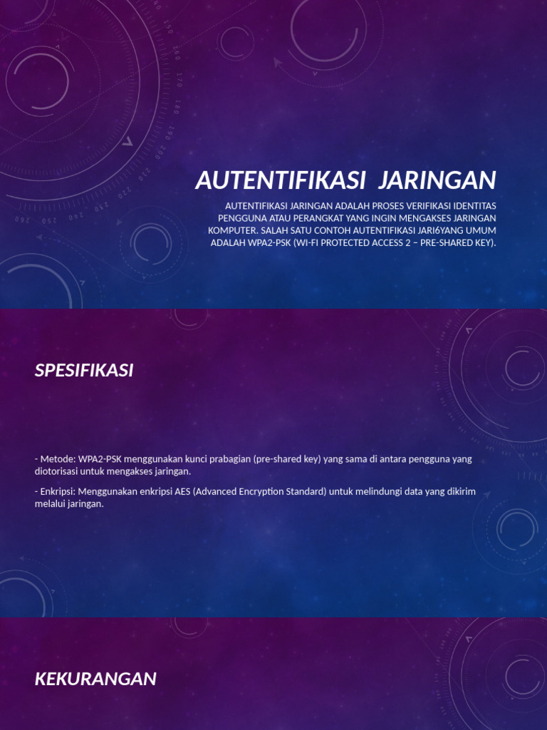 Autentifikasi - Ridwan Aziz (30) X TJKT 1 | PDF