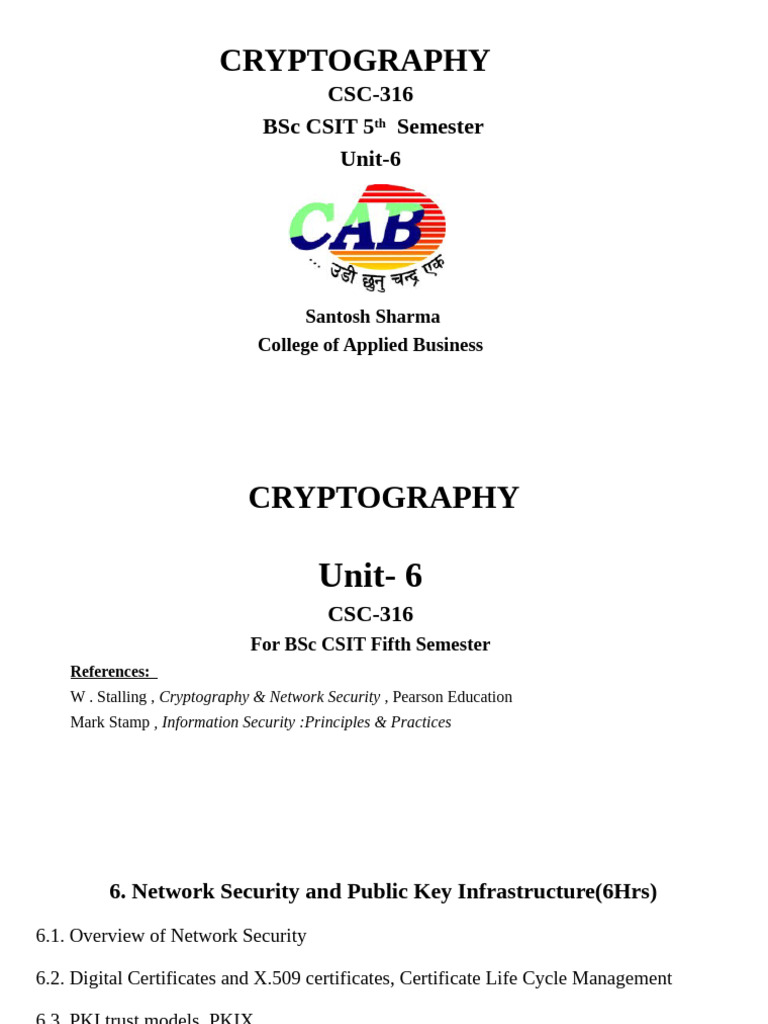 Unit 6 | PDF | Transport Layer Security | Firewall (Computing)