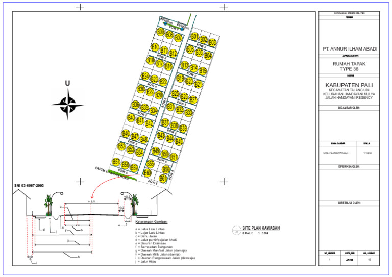 Site Plan Kawasan HMR-2 2024 | PDF