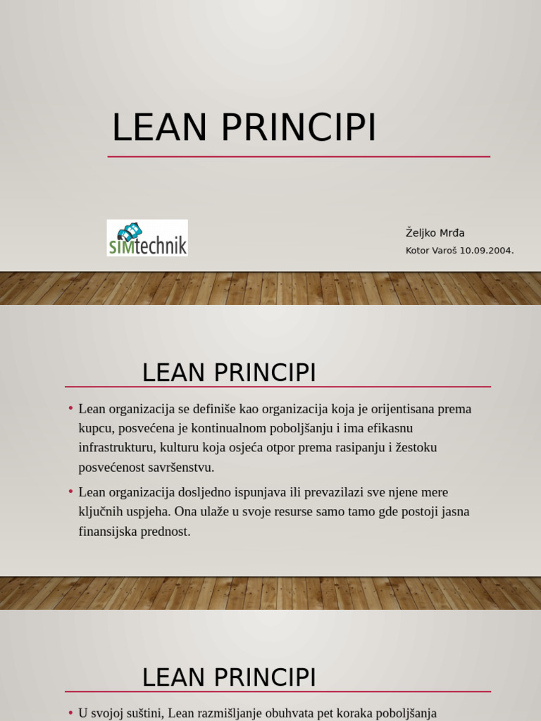 Lean Principi | PDF