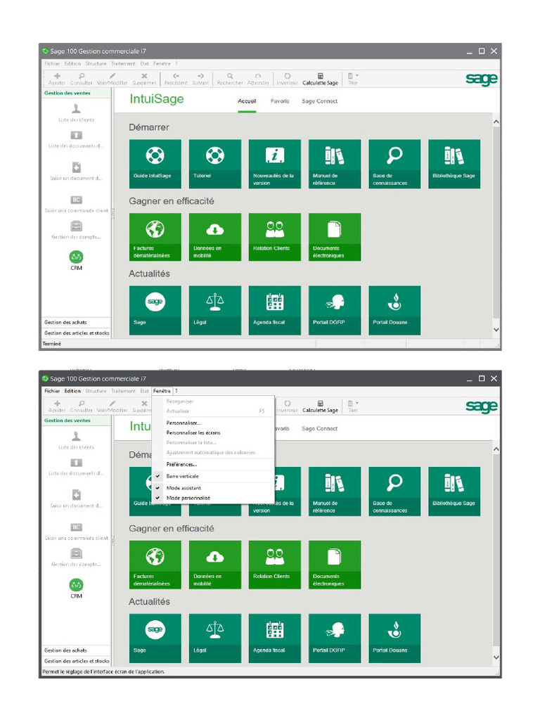 Presentation Sage Gestion Commercial I7 302 | PDF