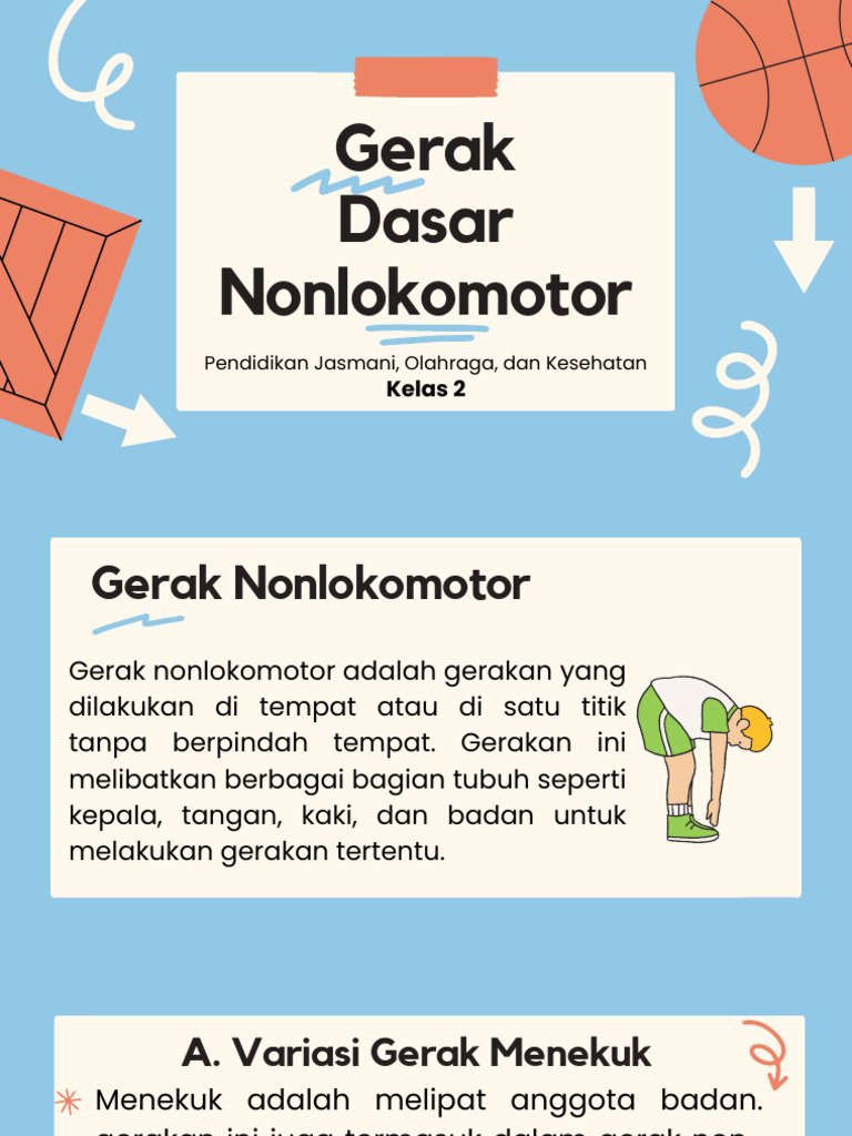 Variasi Gerak Dasar Nonlokomotor | PDF
