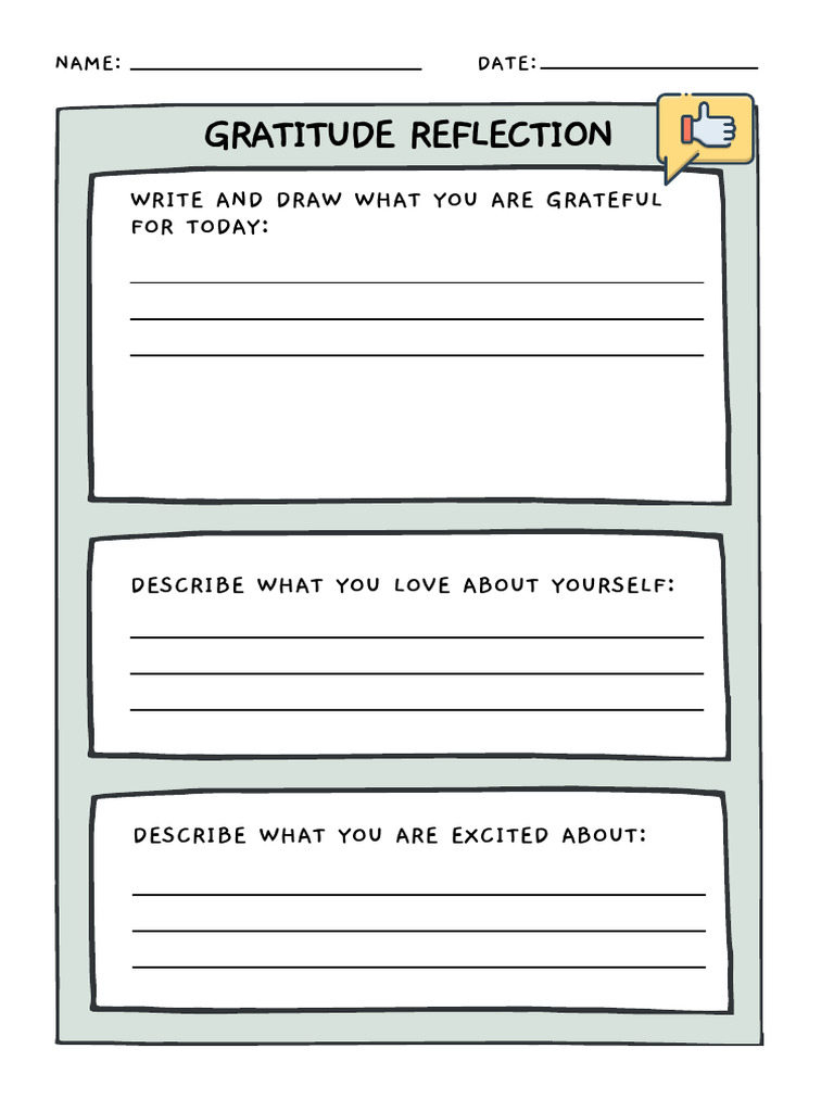 Gratitude Reflection | PDF