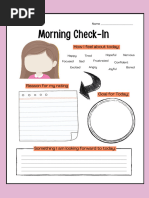 Personal Narrative Brainstorm | PDF