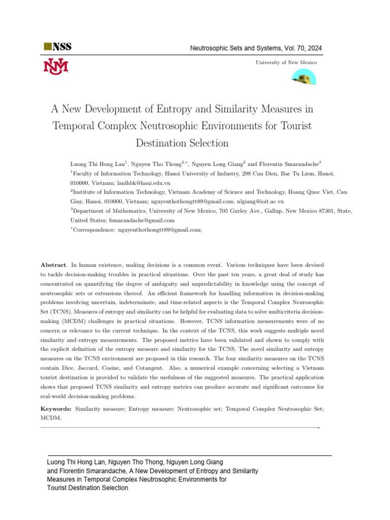 A New Development of Entropy and Similarity Measures in Temporal ...