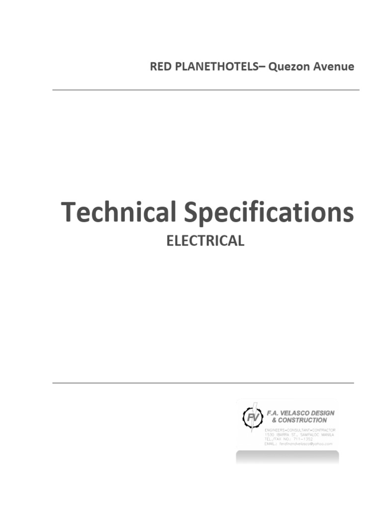 +struc Specs (Addendum) - Bidding | PDF | Electrical Wiring | Compact ...